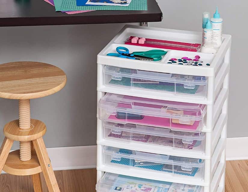 IRIS 6-Drawer Rolling Cart Under $25 (Organize Crafts, LEGOs & More ...